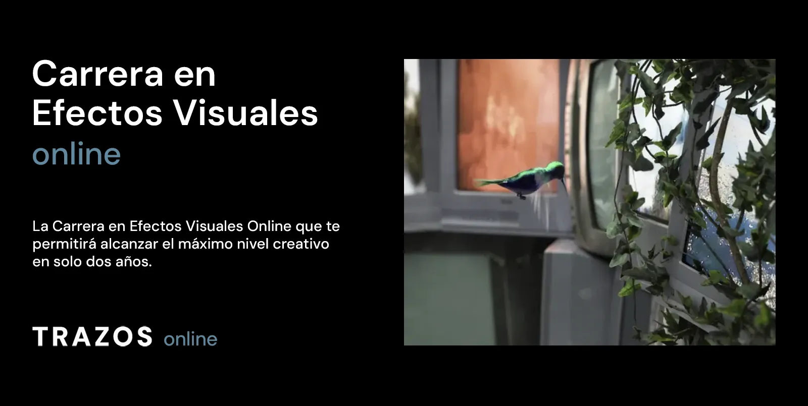 Carrera en Efectos Visuales Online - Escuela Trazos